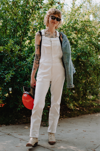 Dusty White ODYSSEY armored Overalls – STELLAR Moto Brand