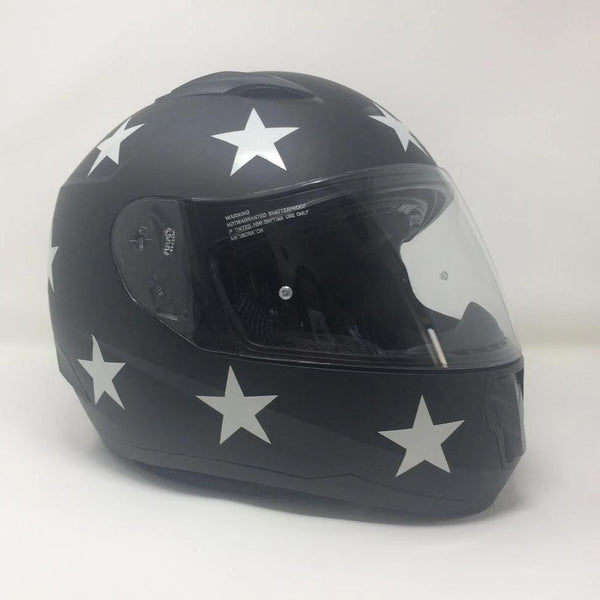 2" Reflective Decals STARS – STELLAR Moto Brand